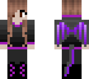 half dragon half girl | Minecraft Skins