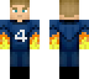 Human Torch | Minecraft Skin