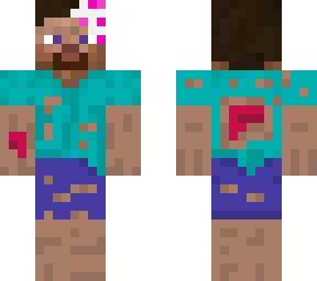 Injured Stranded Steve | Minecraft Skin