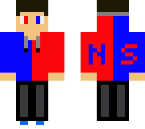 Magnetic Gamer Boy | Minecraft Skin