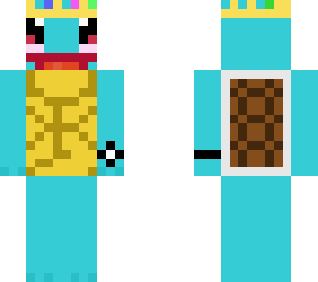 Squirtle poggers | Minecraft Skin