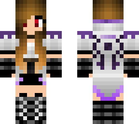 Armor Cloak Girl-(reskin but better | Minecraft Skin