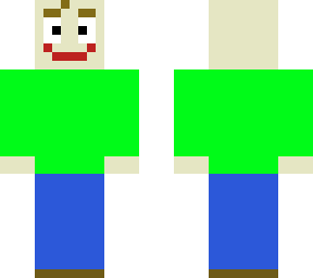 Baldi Minecraft Skins