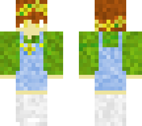flower crown boy | Minecraft Skins