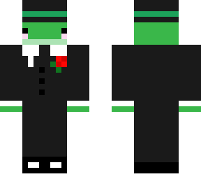 Frog in suit | Minecraft Skin