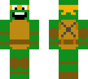 Mikey Turtle Minecraft Skins