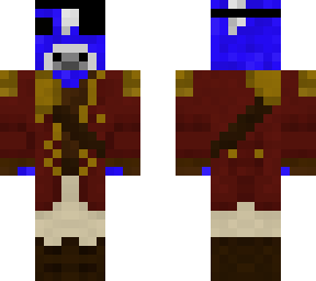 Pirate Blue Mooshroom | Minecraft Skin