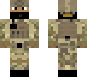 US Multicam Infantry | Minecraft Skin