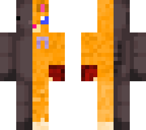 black axolotl & orange axlolotl (with glove) | Minecraft Skin