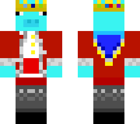 Blue Techno | Minecraft Skin