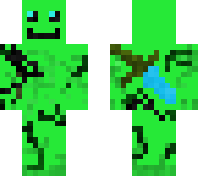 Greenman Green Colors Man Minecraft Green Skin Minecraft Skins