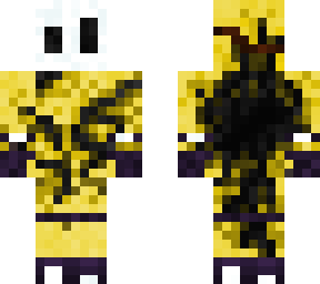 Yellow and Purple Masked Void | Minecraft Skin
