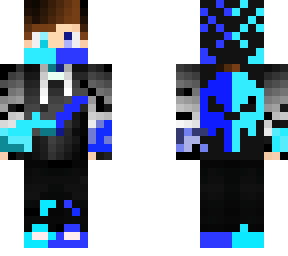 Blue Gamer Boy Minecraft Skins