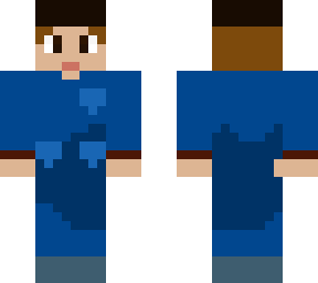 baju raya biru | Minecraft Skin