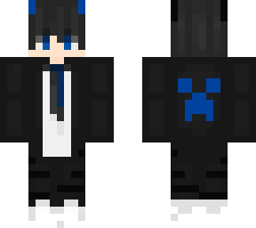 Blue Demon Boy | Minecraft Skin