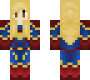 Captain Marvel | Minecraft Skin