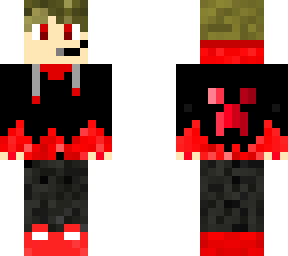 red gamer boy | Minecraft Skins
