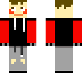 Thinking and flushed face | Minecraft Skin