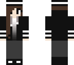 10/27/18 // mm another top hat skin but semi-monochrome- | Minecraft Skin