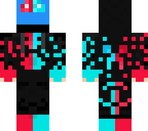 Blue And Red Skin | Minecraft Skin
