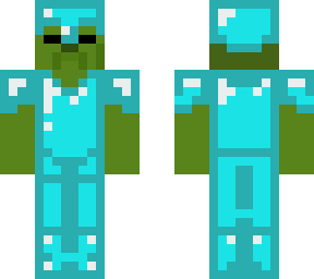 diamond armor zombie | Minecraft Skin