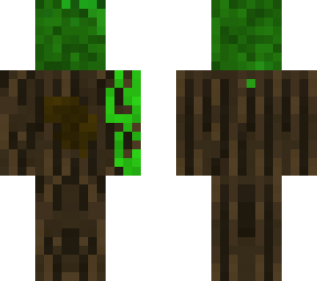 Actually Complete Dark Oak Ent | Minecraft Skin