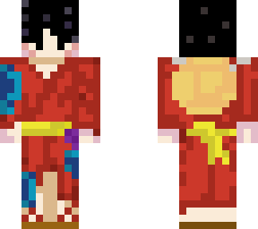Luffy Wano Minecraft Skins