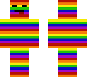 rainbow derp | Minecraft Skins
