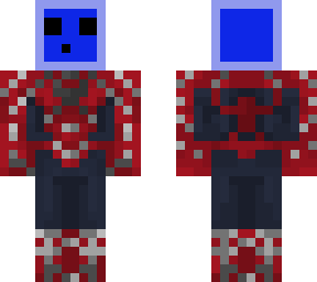 The blue thunder bolt Drip Skin(Spider-man edition) | Minecraft Skin