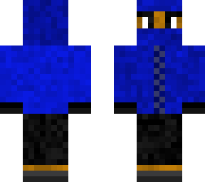 Backwards Blue Hood Guy. | Minecraft Skin