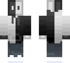 black and white gamer | Minecraft Skins