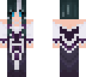 blue-purple warrior | Minecraft Skin