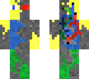 Cyborg Roblox Noob v2 | Minecraft Skin