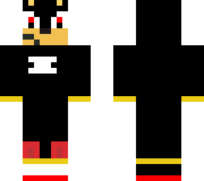 shadow the hedgehog | Minecraft Skins