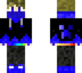 Blue Gamer Boy Minecraft Skins