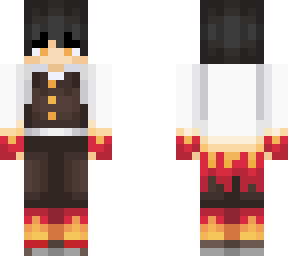 flame hashira | Minecraft Skins