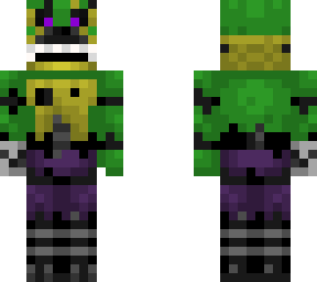 Nightmare blacklight foxy | Minecraft Skin