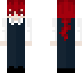 diluc genshin impact suit | Minecraft Skin