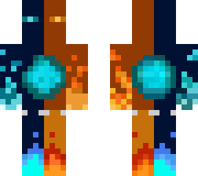 Fire And Ice Minecraft Skins