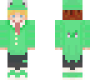 frog in suit | Minecraft Skins