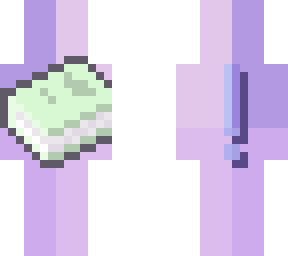 recolored book pixel art- | Minecraft Skin