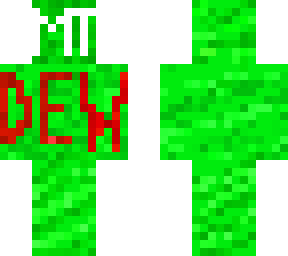 Mountain Dew Minecraft Skins