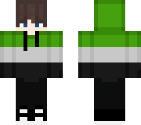 Aromantic Hoodie Avatar | Minecraft Skin