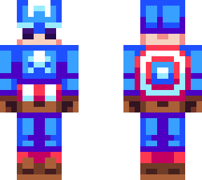 Captain America Minecraft Skins