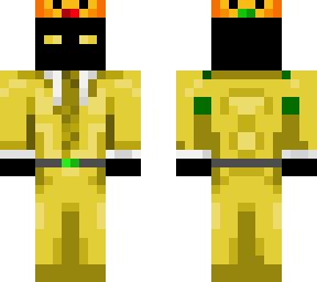duo skin yellow demon suit and tie edition V2 | Minecraft Skin