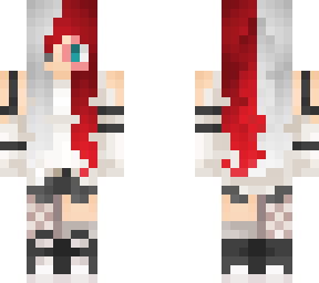 Female Todoroki (Outfit 1 with Scar) | Minecraft Skin