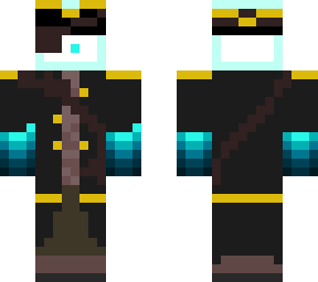 Neon Blue Slime Pirate | Minecraft Skin