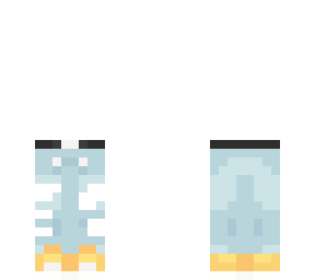 Ripped jeans + yellow converse | Minecraft Skin