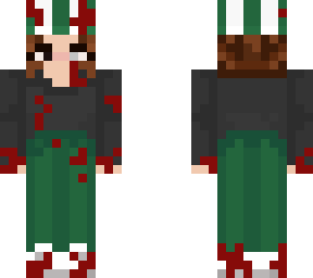 bloody female philza | Minecraft Skin