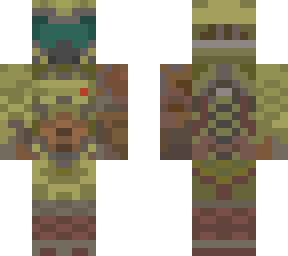 Femboy Doomslayer (Under armor) | Minecraft Skin